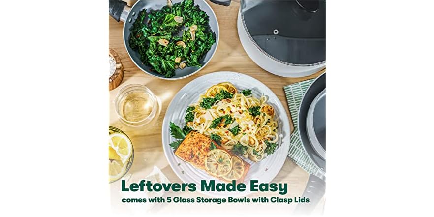 BELLA Cookware Set, 12 Piece