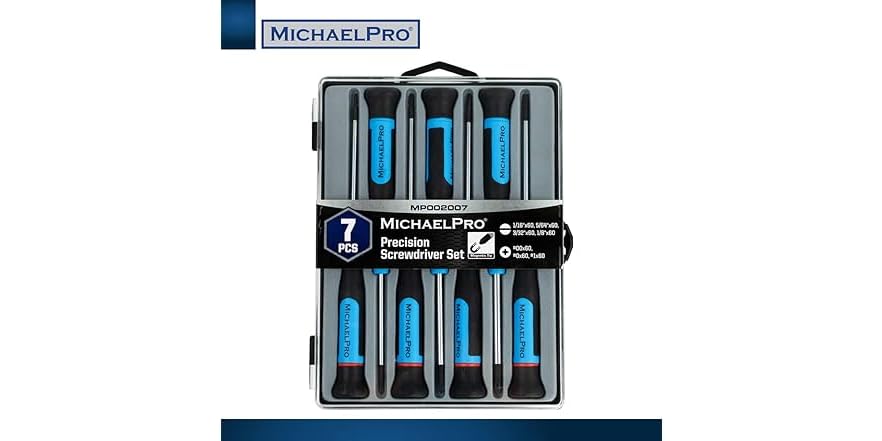 MichaelPro MP002007 7Pc Precision Screwdrivers Set