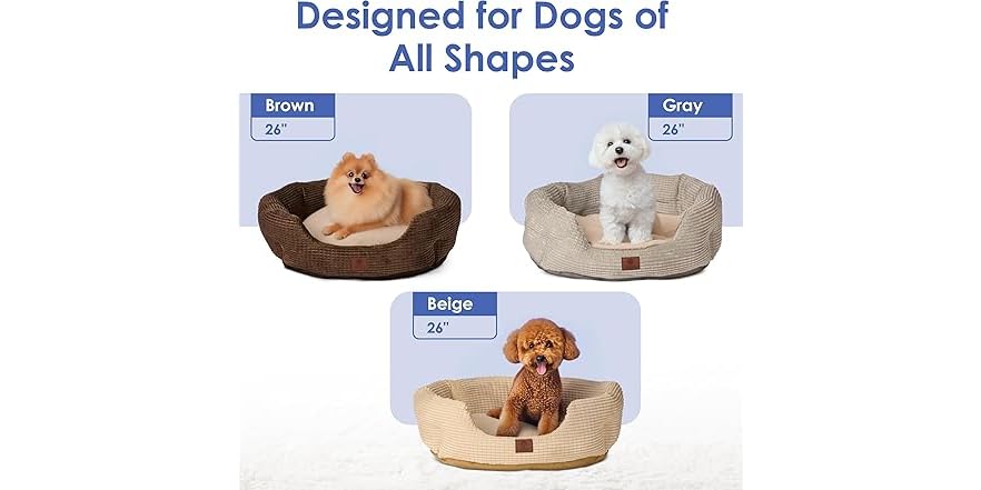 AMERICAN KENNEL CLUB Clamshell Dog Bed
