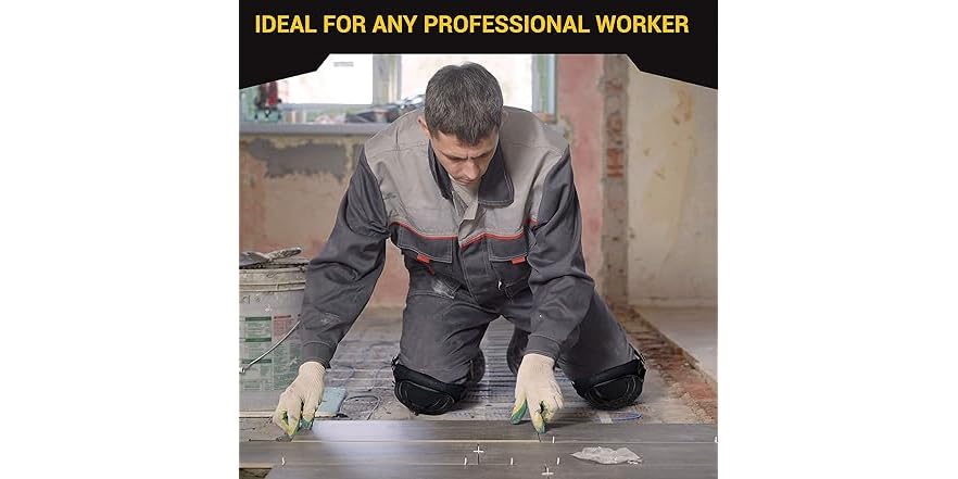 SCRUBIT Professional Poly-Shield Knee Pads w/ Gel