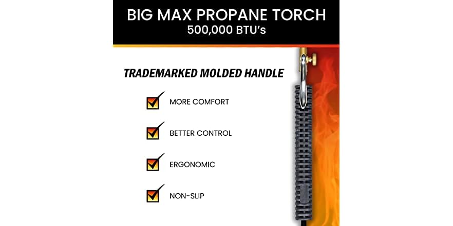 Hot Max 500G Big Max 500,000 BTU Propane Torch