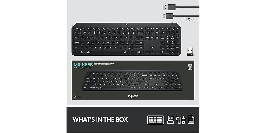 Logitech MX Keys Advanced Wireless Keyboard