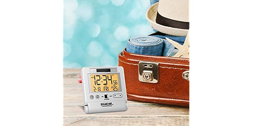 Marathon Atomic Travel Alarm Clock