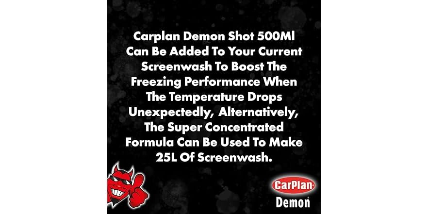 CarPlan Demon Shot Screenwash Booster