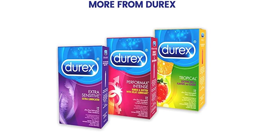 Durex Invisible Condoms, 8 Ct / 12 boxes
