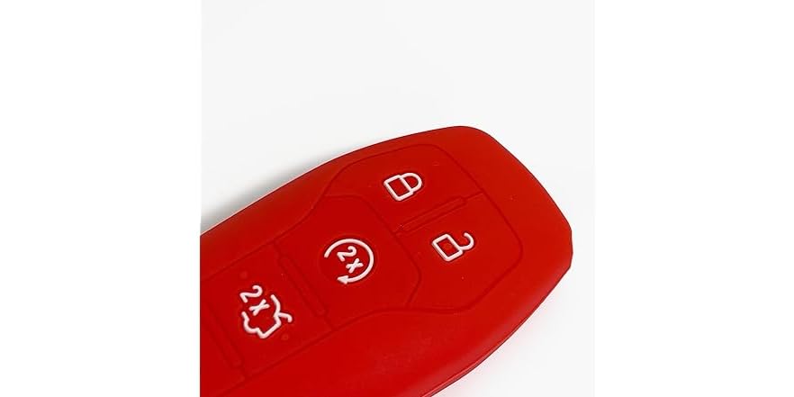 Click&Fit Ford Key Cover Black+Red 5btn