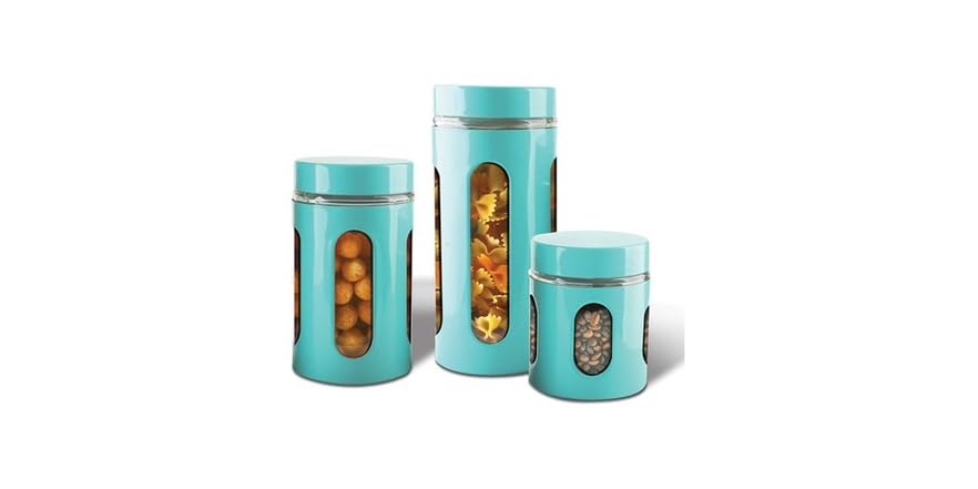 Turquoise Canister Container Set