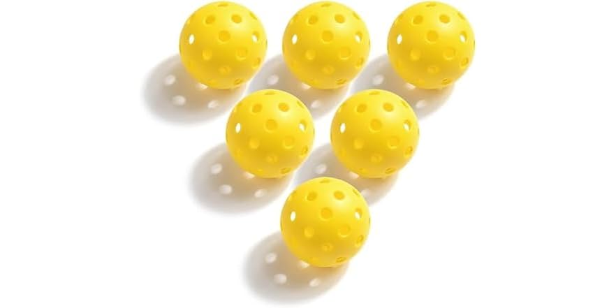 Geekman Pickleball 40 Hole True Flight 6Pk