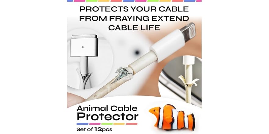 Cable Animal Bites Cord Protectors (12 Count)