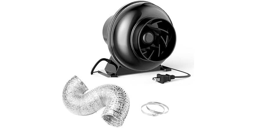 InfiniPower 4 Inch Inline Ventilation Fan