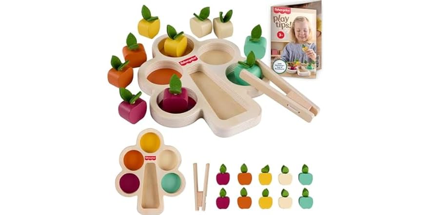 Fisher-Price Wood Montessori Toy Sorting Tree