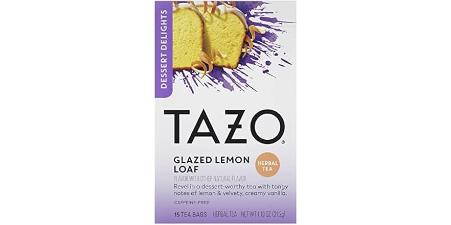 TAZO Glazed Lemon Loaf Herbal Tea Bags