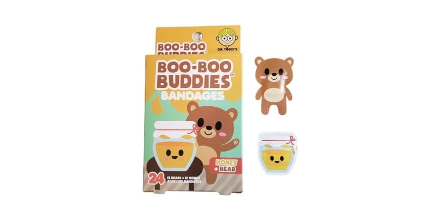Boo Boo Buddies Kids Adhesive Bandages
