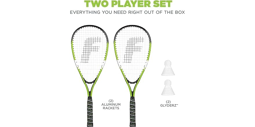 Franklin Sports Crossminton Rackets 2 Player