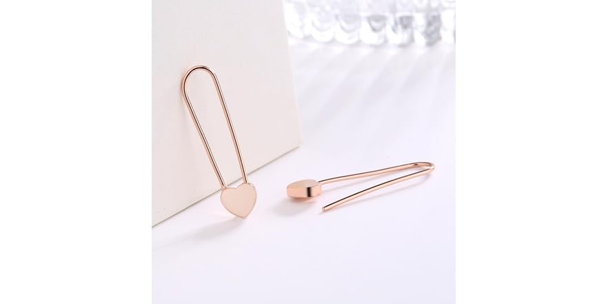 Paperclip Heart Earrings
