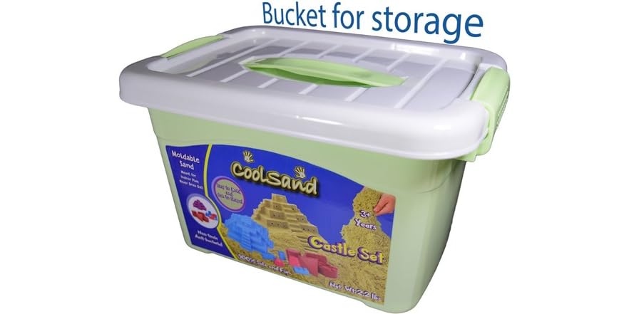 CoolSand Deluxe Bucket Kinetic Sand w/ Inflatable Sandbox