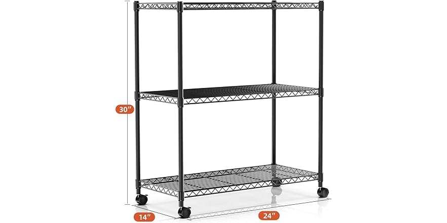 Simple Deluxe 3-Tier Heavy Duty Storage