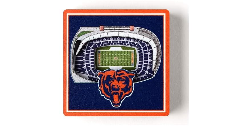 Chicago Bears Stadium Magnets