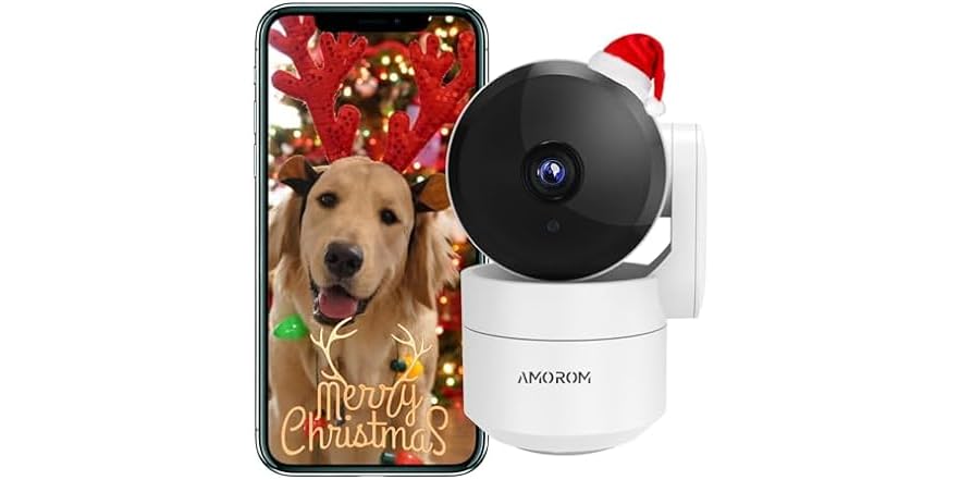 AMOROM Indoor 1080P Pet Camera