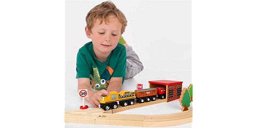 Wooden Train Set