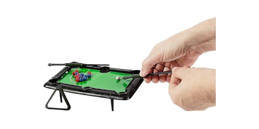 Classic Play On Mini Pool Table Game Set