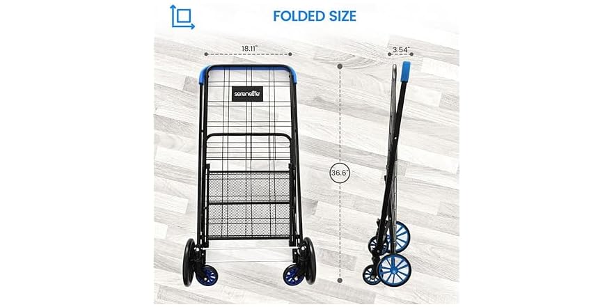 SereneLife Utility Shopping Supermarket