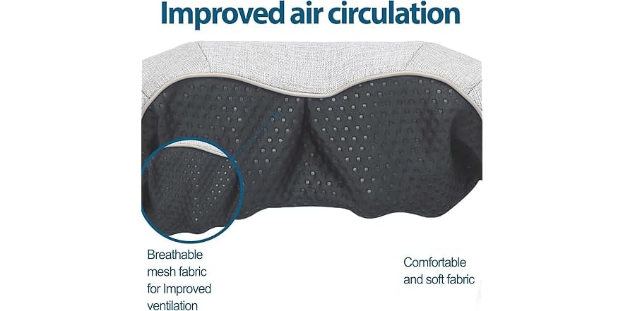 InvoSpa Shiatsu Back Shoulder and Neck Massager with Heat