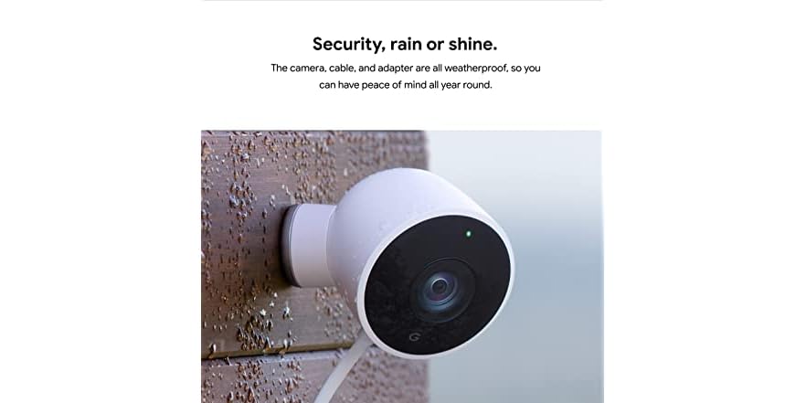 Google Nest Cam Outdoor (Wired, 1st Generation)