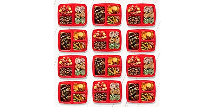 Glomery Colored Meal Prep Containers