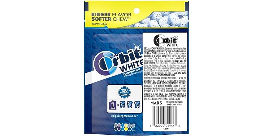 ORBIT White Peppermint Chewing Gum