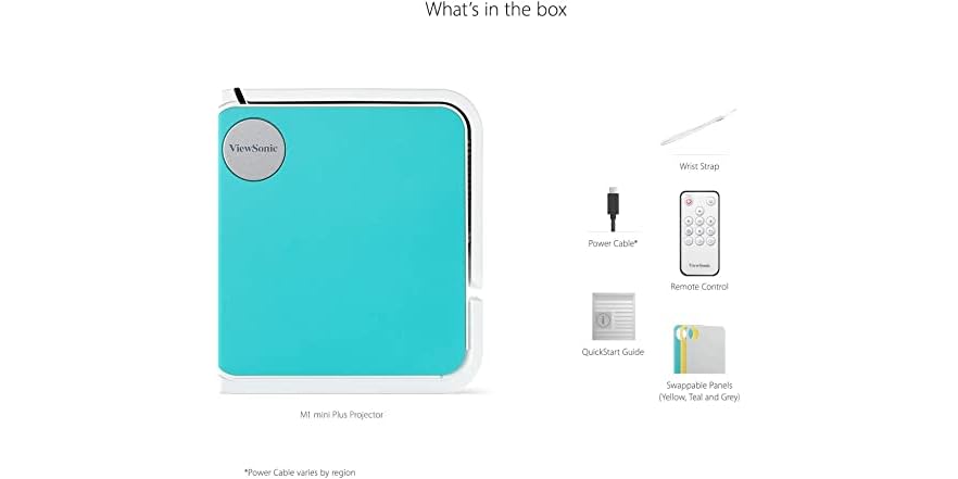 ViewSonic M1 Mini Plus Smart Portable Projector