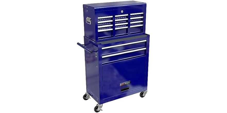 moonsteps 8-Drawer Rolling Tool Storage Cabinet