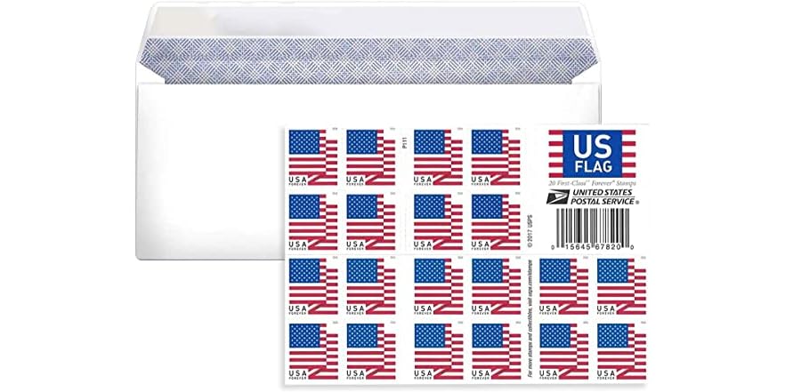 Business Envelope Mailing Stamp