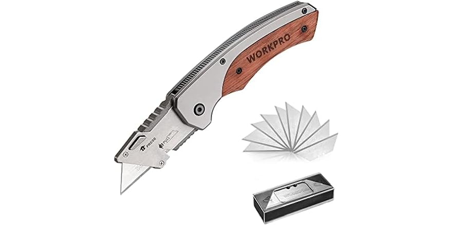 WORKPRO Utility Knife, Quick-Change Box Cutter