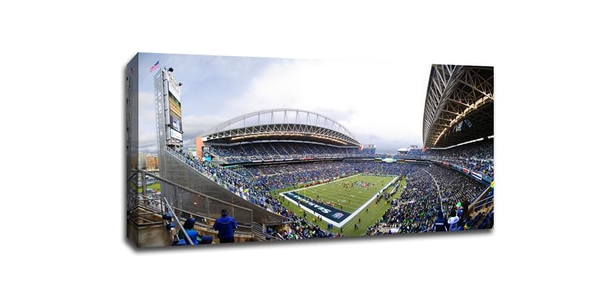 NFL 40x22 Football Stadium Canvas
