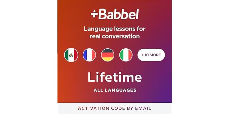 Babbel: Learn 14 Languages | Lifetime
