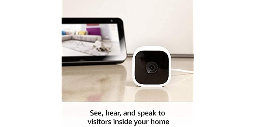 Blink Mini – Compact Indoor Plug-in Smart Security Camera