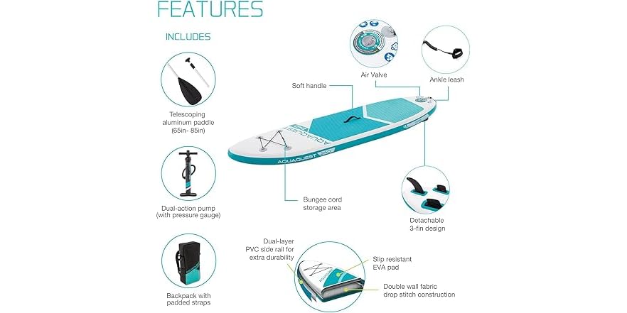 INTEX AquaQuest Paddle Board Series