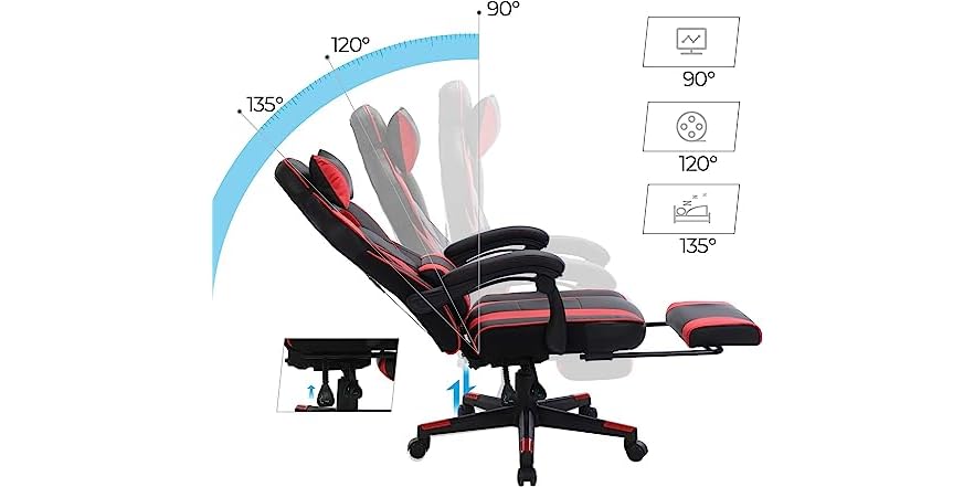 SONGMICS Racing Gaming Chair