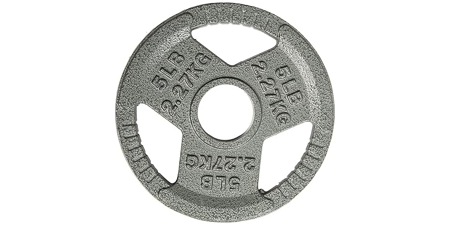Fitvids Cast Iron Weight Plate 5lb Single