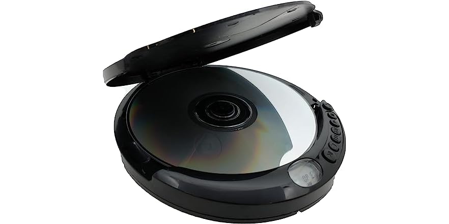 PROSCAN Personal Compact CD Player w/Wired Earbuds