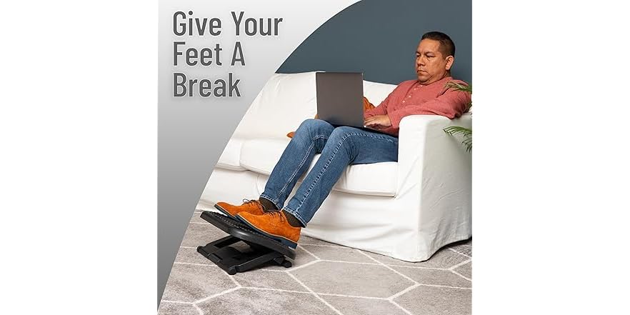 Mind Reader Under Desk Foot Rest