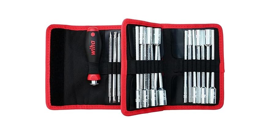 Wiha 28188 32 Piece Drive-Loc VI Wallet Set