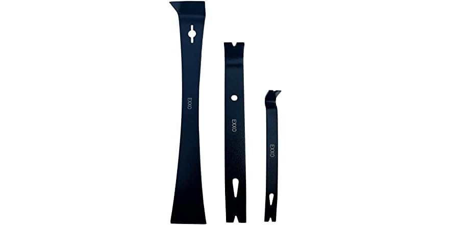 EXXO 7429 3pc Pry Bar Scraper Set