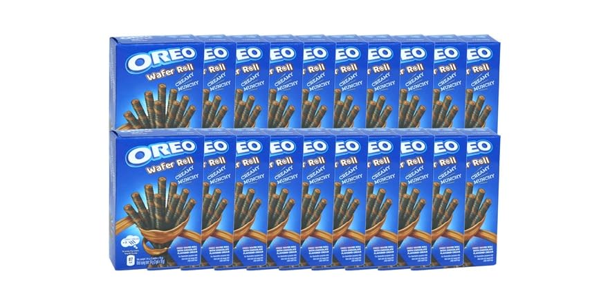 Oreo Wafer Rolls, 20-Pack