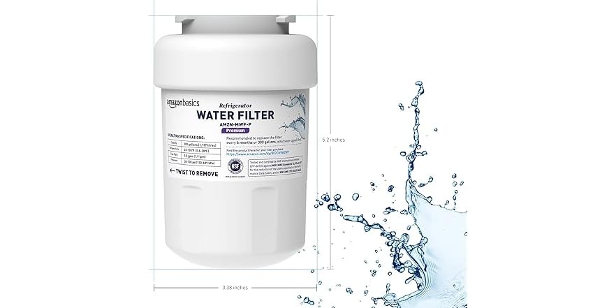 Amazon Basics GE MWF Filter 3-Pack