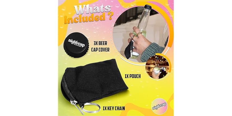 Nightcap Drink Cover Bottle Top