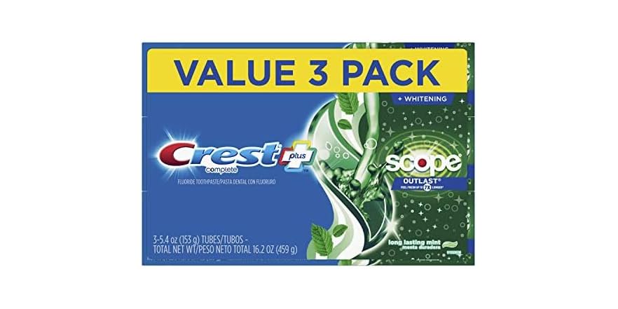 Crest Plus Scope Outlast Toothpaste