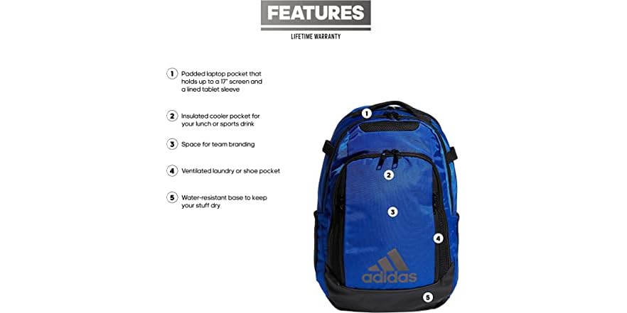 adidas 5-Star Backpack Team Royal Blue