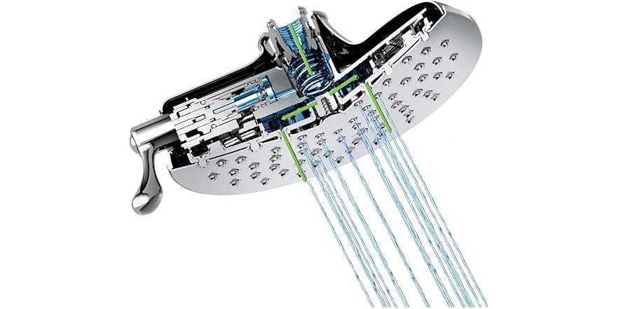 Moen Velocity Chrome Rainshower 8in Shower Head